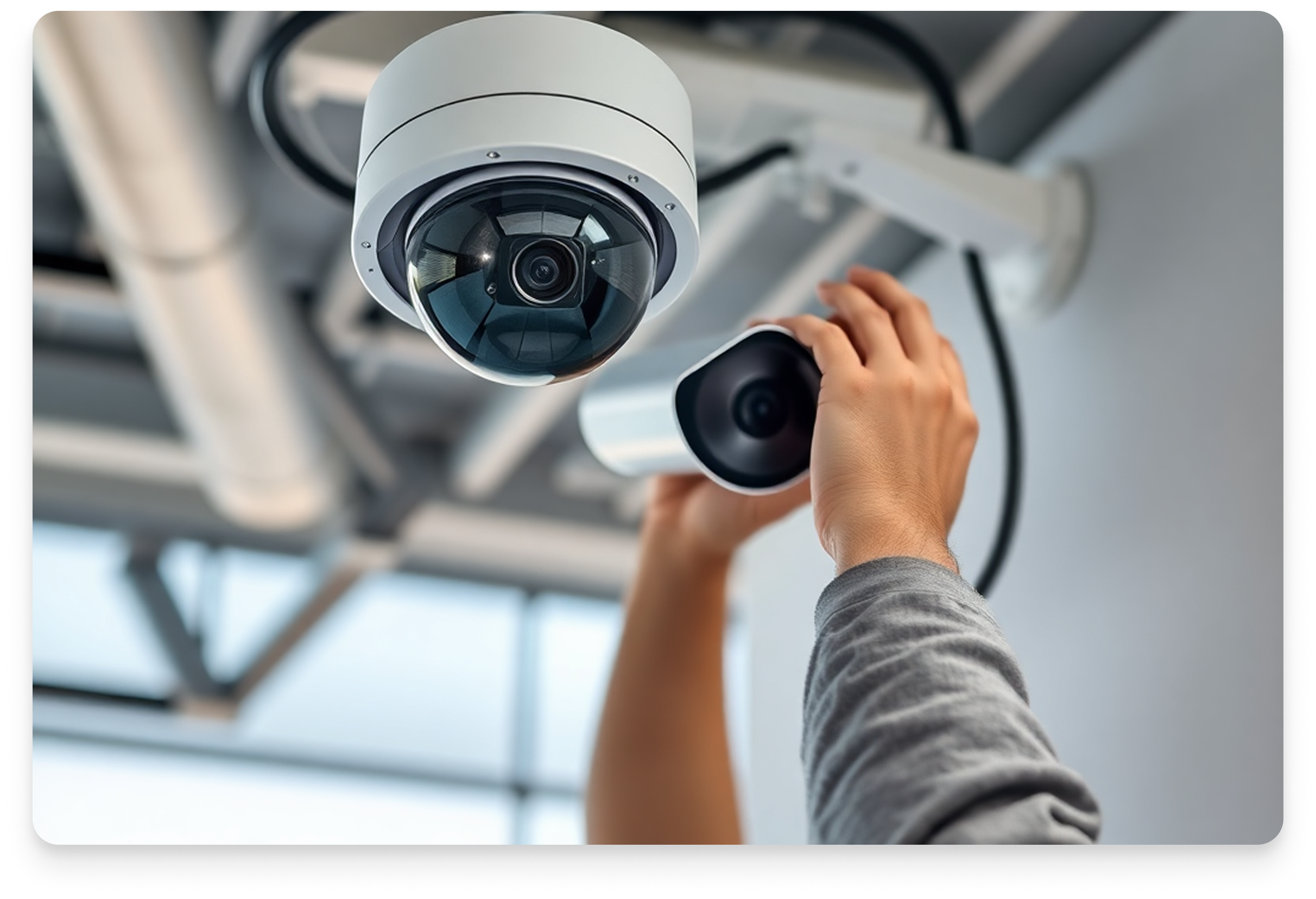 Commercial Surveillance Security Camera Installation Services - IDR